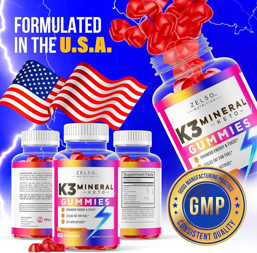 K3 Spark Mineral Keto Gummies – Nutrafame